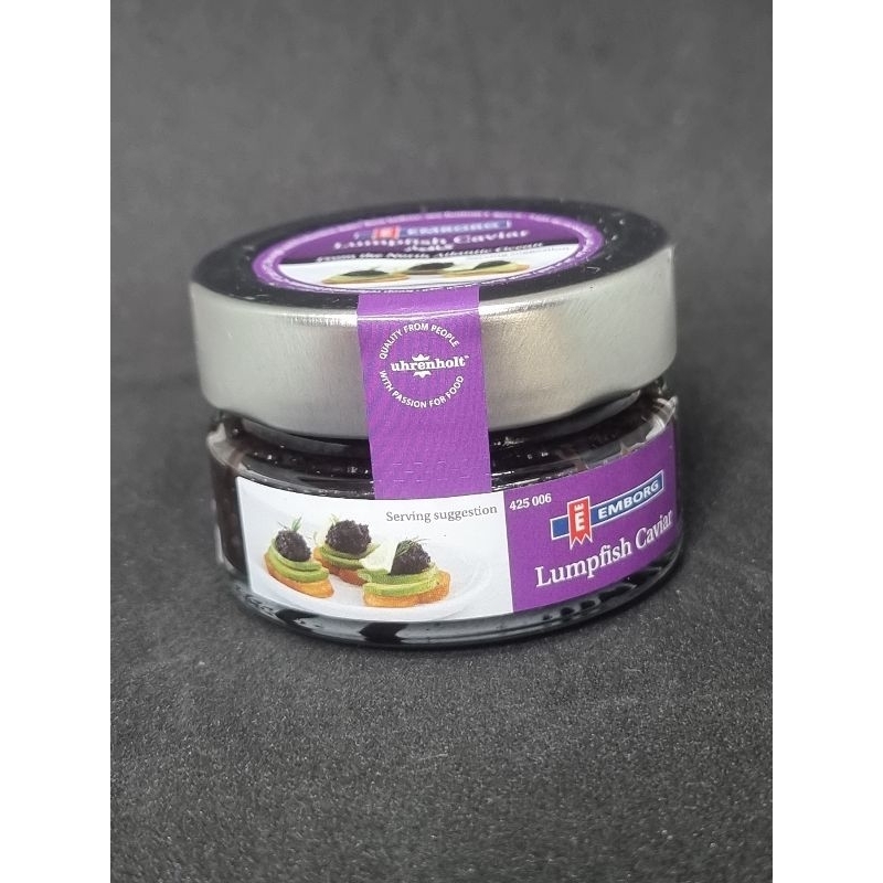 EMBORG BLACK LUMPFISH CAVIAR (50GM) | Shopee Malaysia