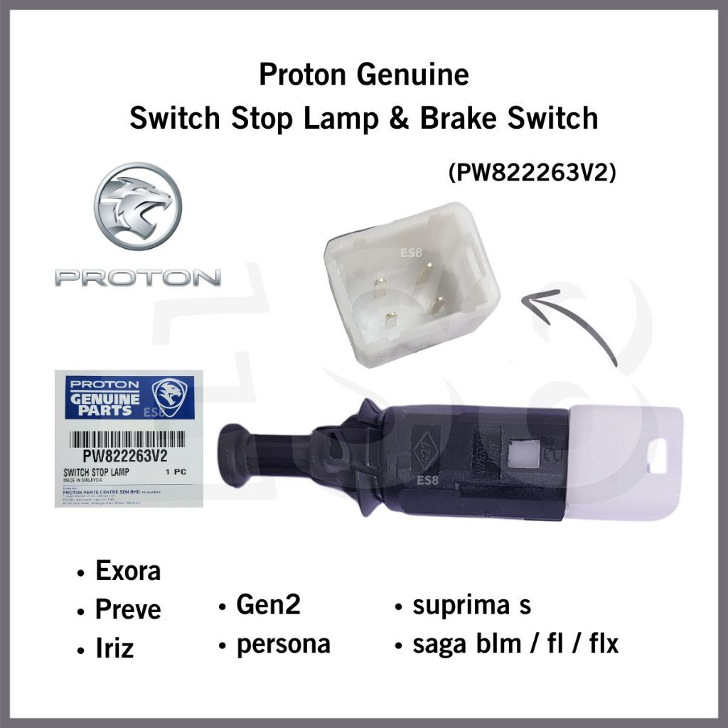Proton Genuine Saga Iriz Exora Persona Switch Stop Lamp & Brake Switch ...