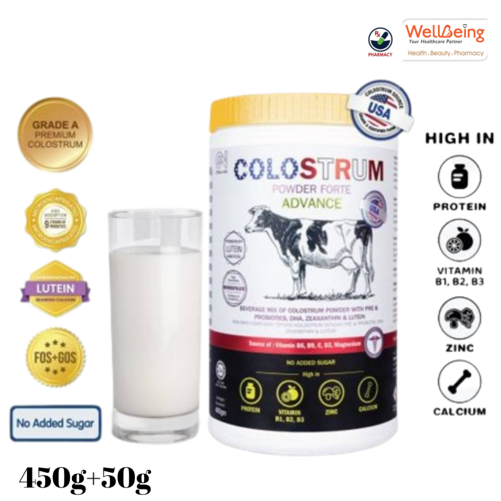 Colostrum Powder Forte Advance 450g+50g [Ready Stock] | Shopee Malaysia
