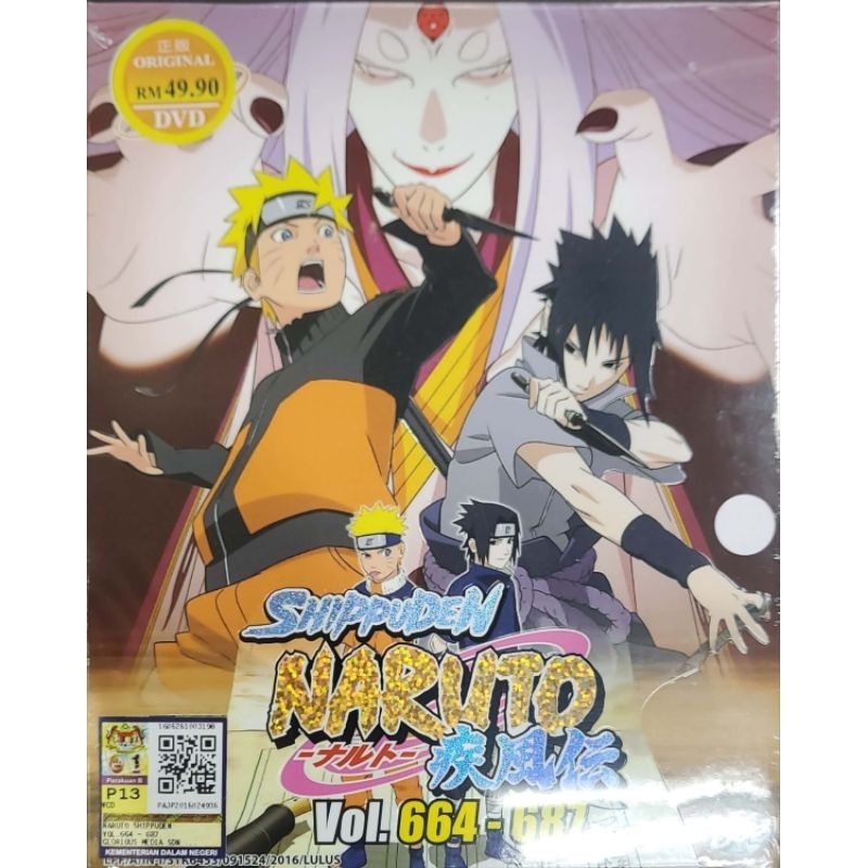 Naruto Shippuden - Vol.664-687 (DVD) | Shopee Malaysia