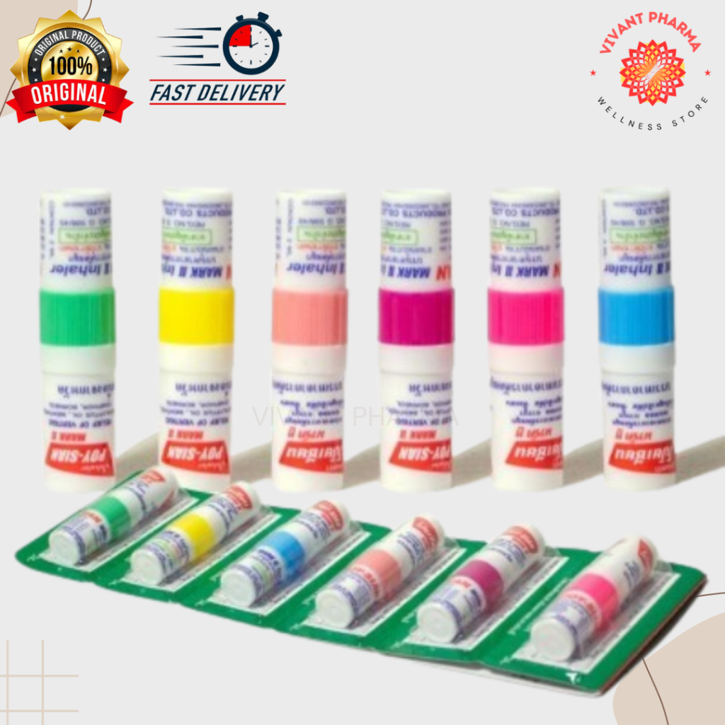 Poy-Sian Brand Mark II Inhaler 1.7ml (Assorted Color) | Shopee Malaysia