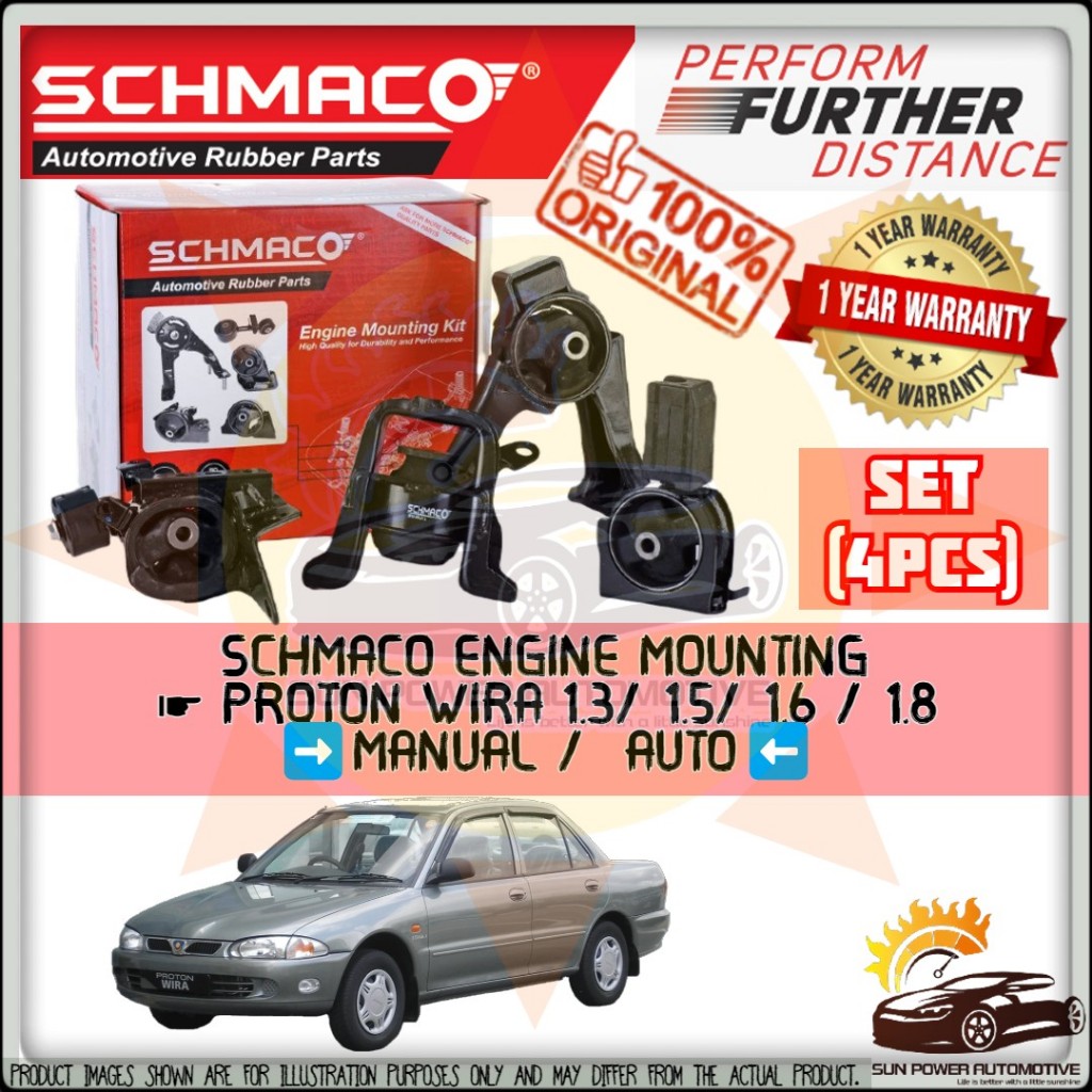 Proton Wira 1.3 / 1.5 / 1.6 /1.8 (1993-2007) ( MANUAL / AUTO ) SCHMACO ...