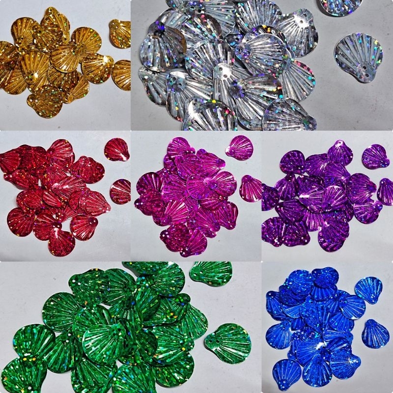 20mm Seashell Sequin Labuci Bentuk Siput | Shopee Malaysia