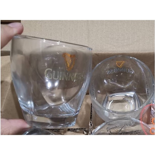 Guinness rock glass small cup glasses Limited edition glassware ...