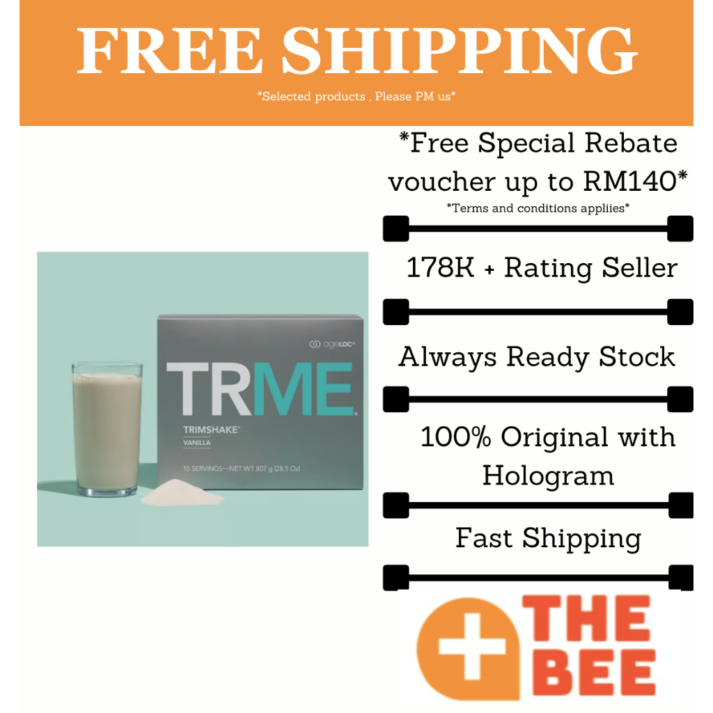 NEW! Nuskin Nu Skin Ageloc tr90 Tr 90 TRME Trimshake Trim Shake meal Replacement (Ready Stock ...