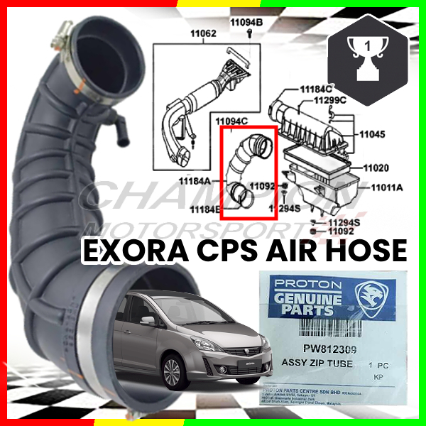 Original Proton Exora CPS Air Hose PW812309 (NOT FOR TURBO) | Shopee ...