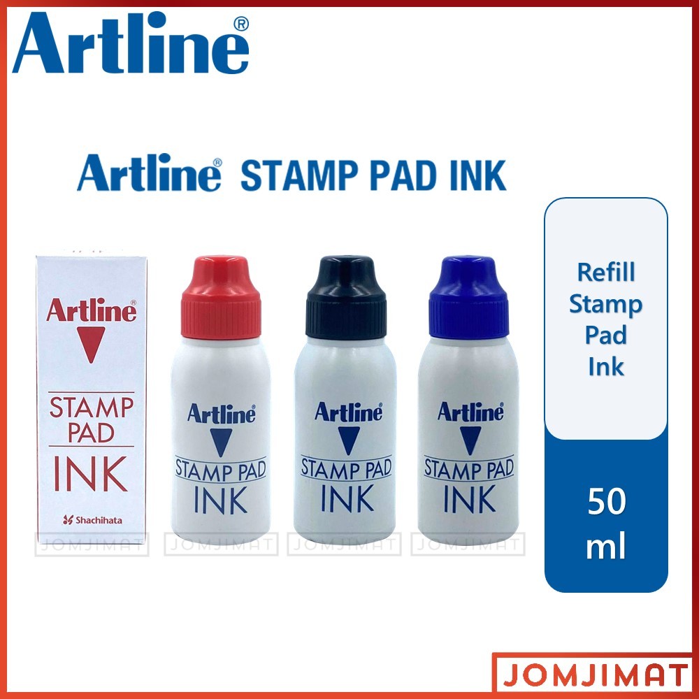 Artline Stamp Pad Refill Ink 50ml / Ink refill for Artline Stamp Pad ...