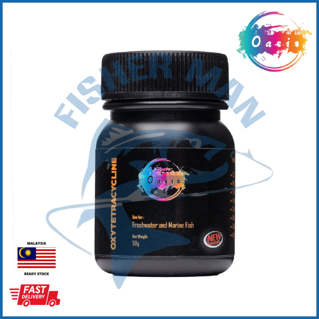 Oasis Oxy Fish medication/Ubat Ikan/Fish Medicine [50g/200g] | Shopee ...