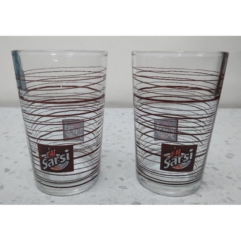 Gelas Lama F&N "Sarsi" Glass Limited Edition | Shopee Malaysia