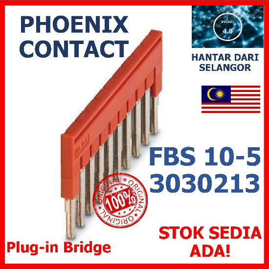 FBS 10-5 | PHOENIX CONTACT | PLUG-IN BRIDGE | 3030213 | Shopee Malaysia