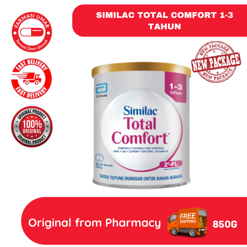 Similac Total Comfort ( 2'-FL ) For 1 To 3 Years Old 820g | Shopee Malaysia