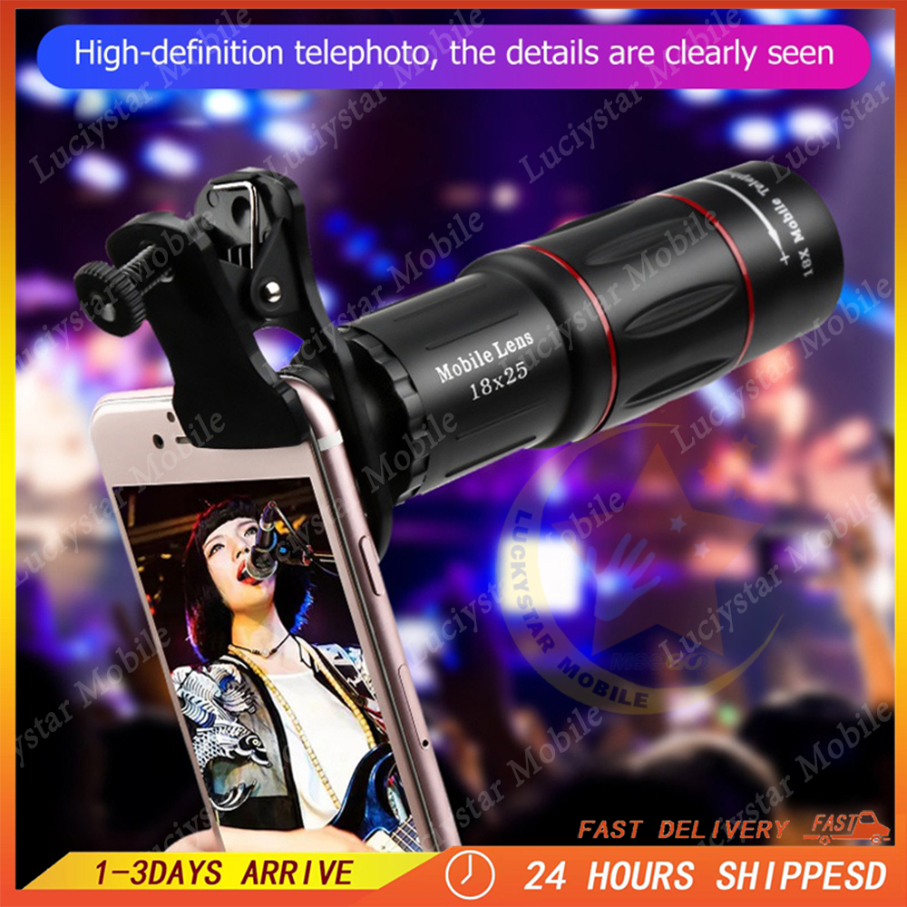 Apexel 18X Concert Camera Zoom Lens 18x25 lens For Android I-P ...