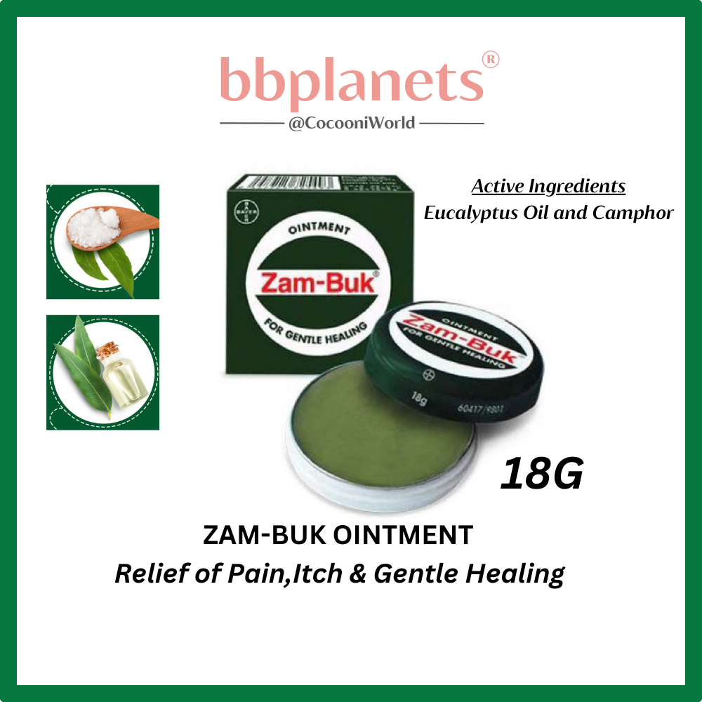 Zam-Buk Ointment (18g) Relief Pain Itch & Gentle Healing Zambuk ...