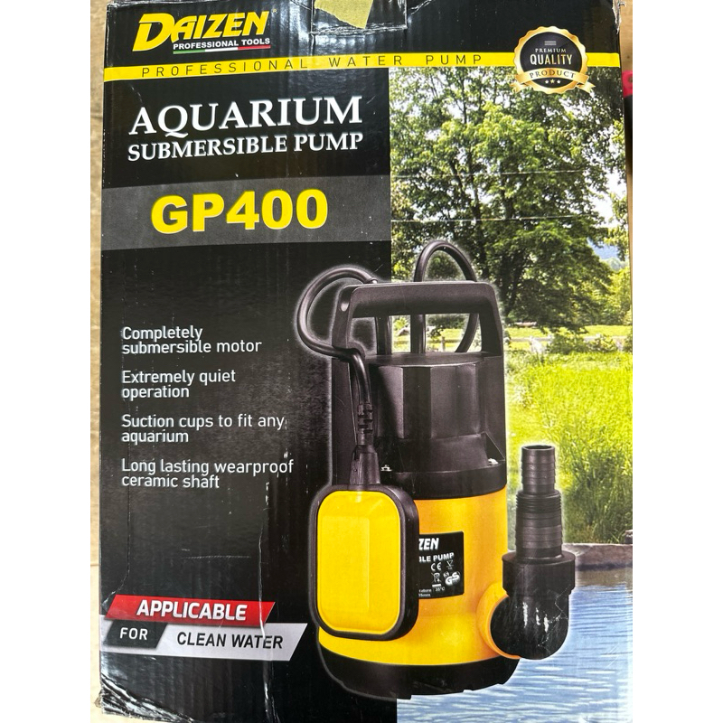 DAIZEN-PROFESSIONAL SUBMERSIBLE 400W WATER PUMP / MODEL GP400 ITALY ...