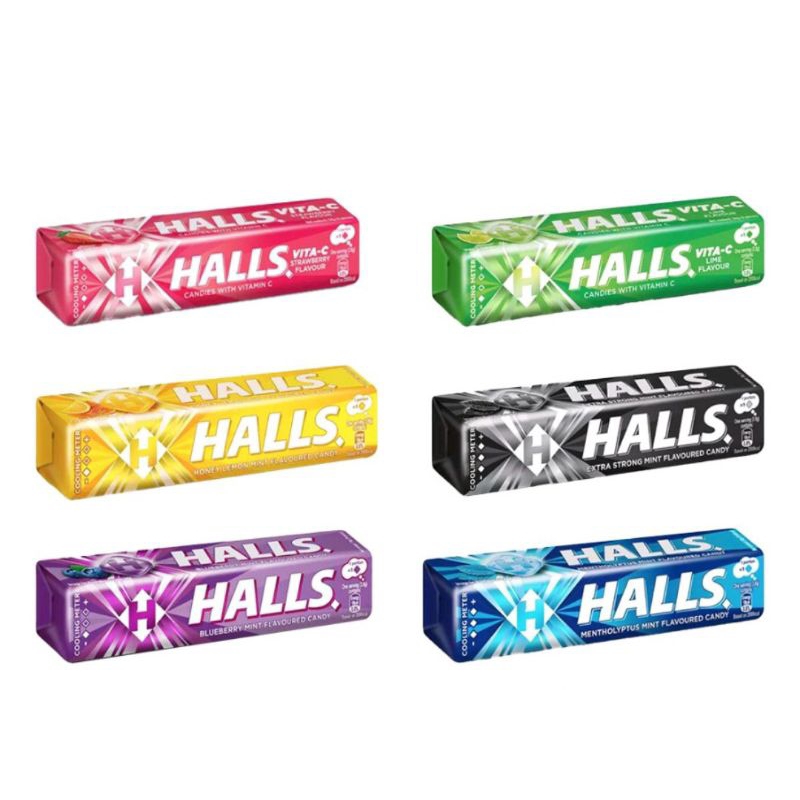 Halls Stick Flavoured Candy 9 Pieces (34G) 👉 Exp 02/25 | Shopee Malaysia