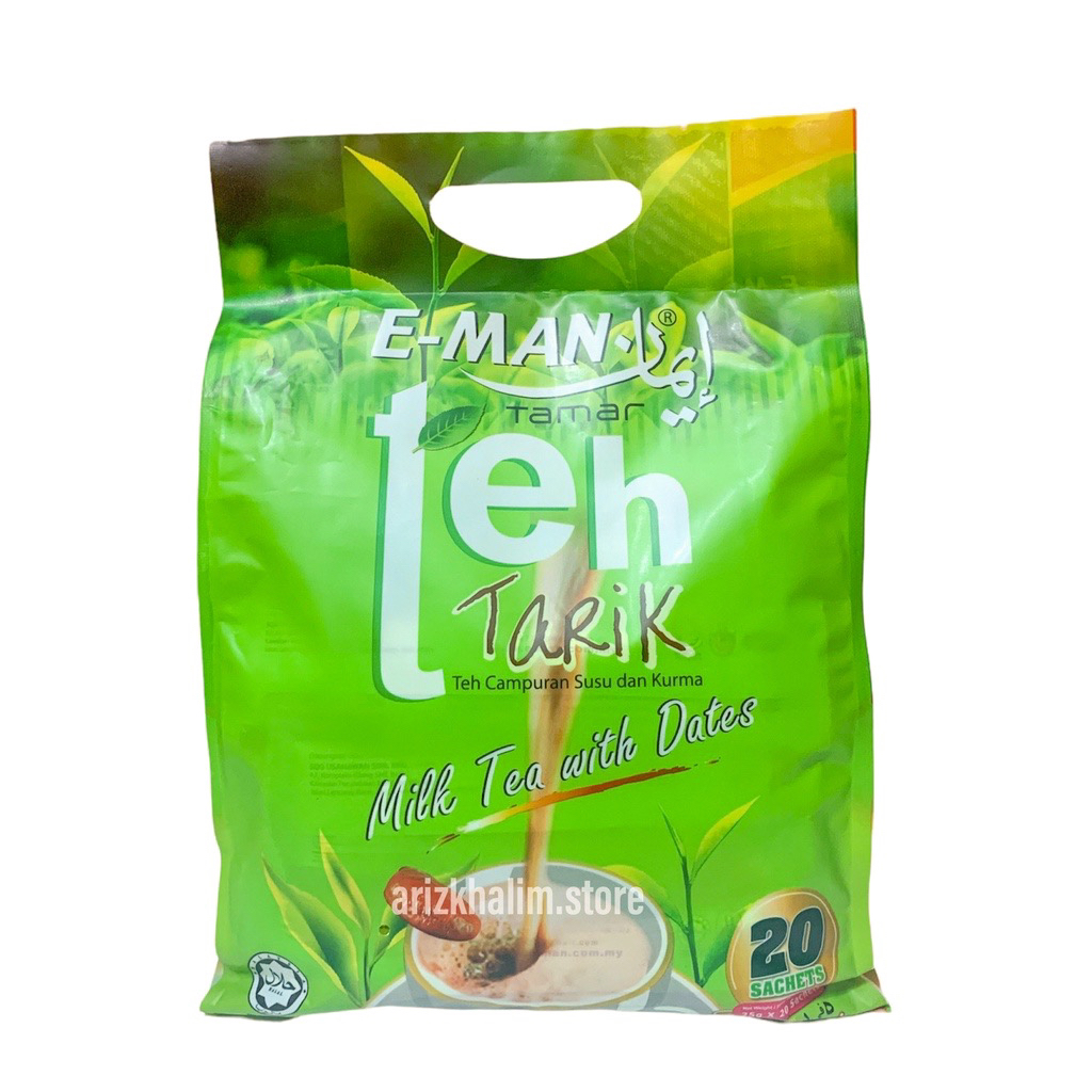 E-MAN Tamar Teh Tarik Campuran Susu dan Kurma 5 in 1 Eman [20 sachets ...