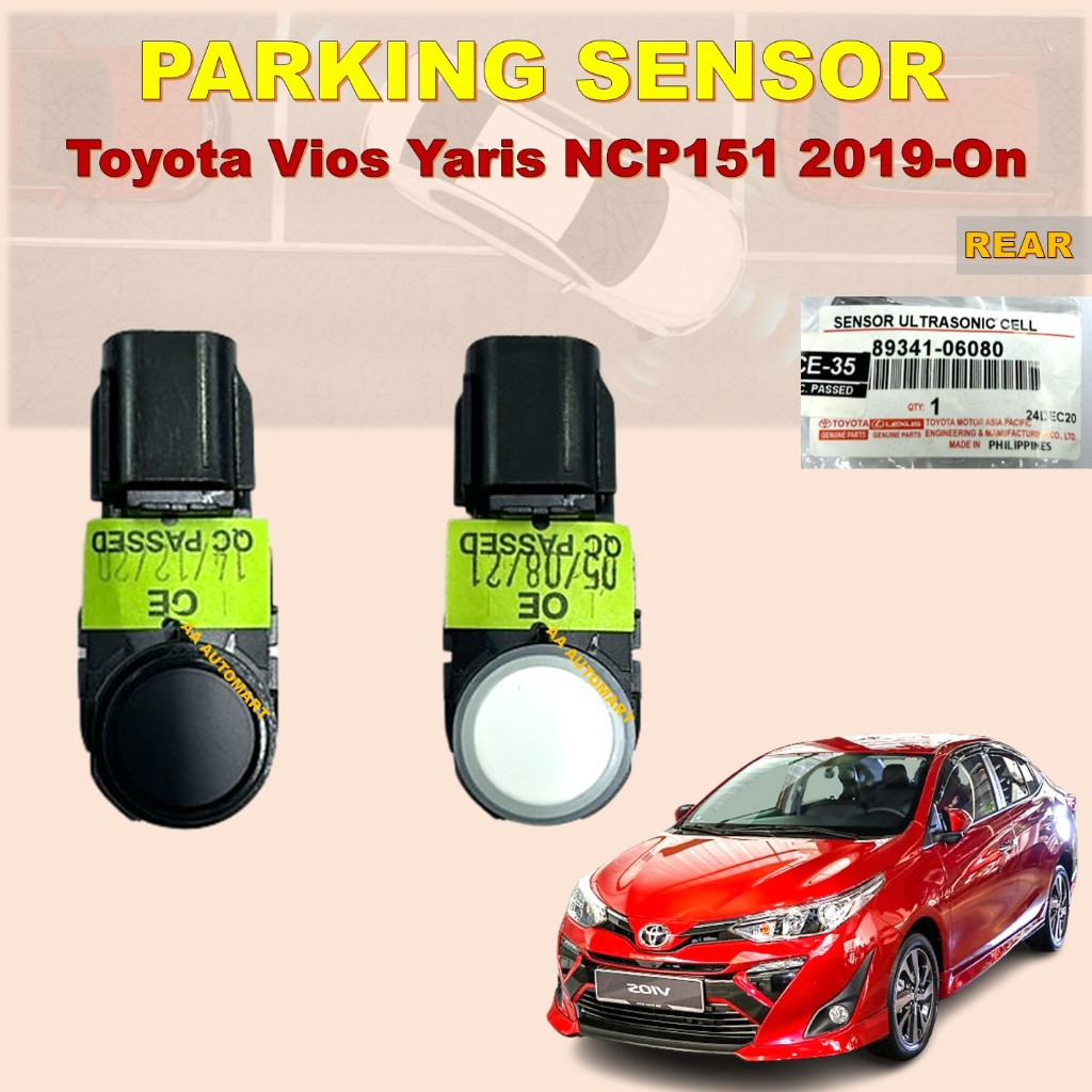 ORIGINAL Toyota Vios Yaris NCP151 2019-On Reverse Sensor Parking PDC ...