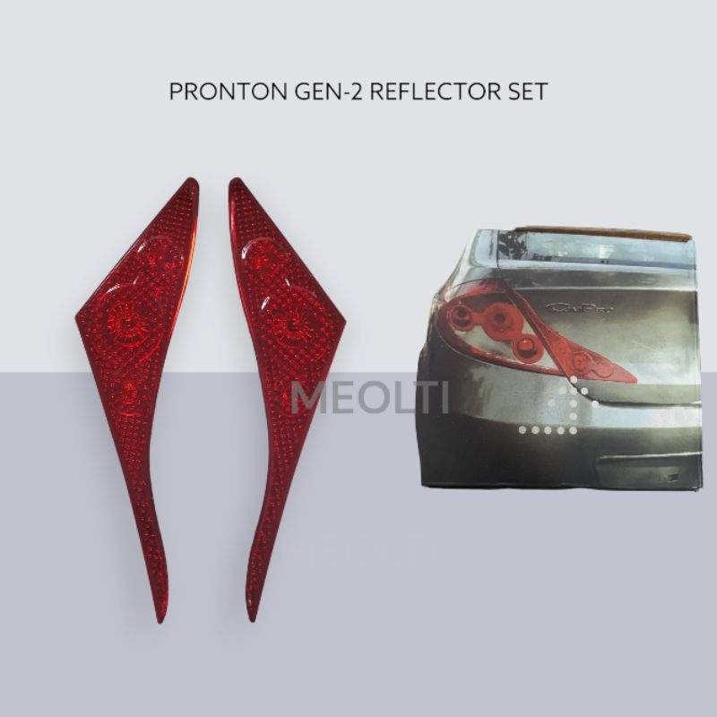 M'SIA READY STOCK PROTON GEN-2 REAR BONNET REFLECTOR (SET) | Shopee ...