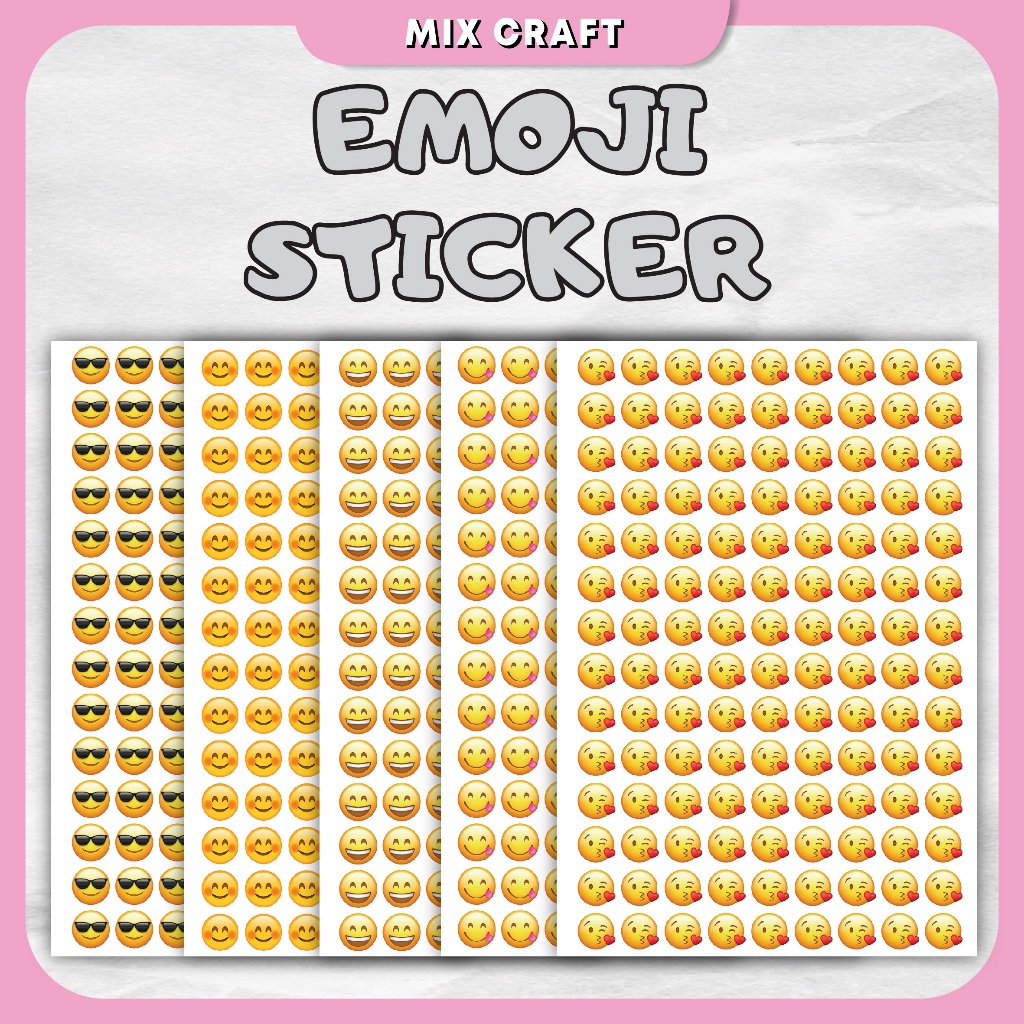 EMOJI STICKER | 🔥READY STOCK🔥 sticker emoji funny cute phone emoji DIY ...