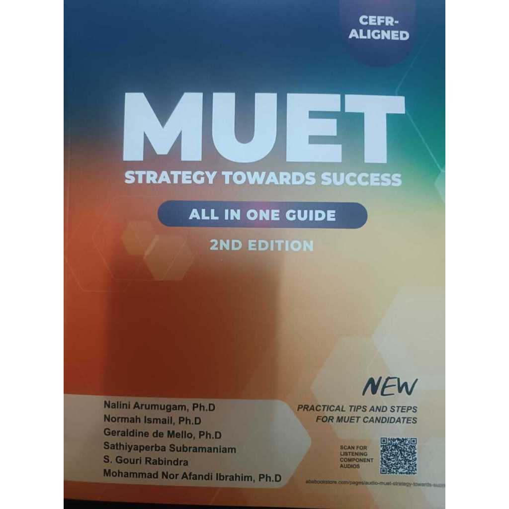 MUET Strategy Towards Success, CEFR Alligned, 2nd Edition, 2023 ...