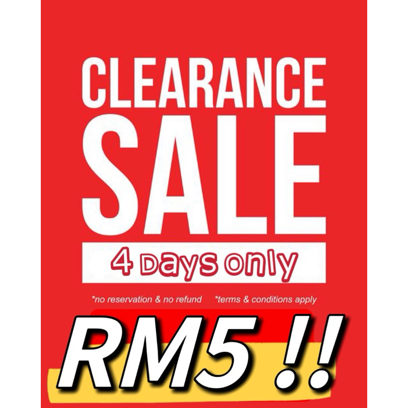 Clearance Sales RM5 (Shopee Live Only) | Shopee Malaysia