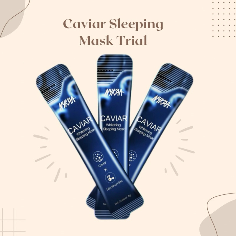 CAVIAR WHITENING SLEEPING MASK TRIAL 1PCS. | Shopee Malaysia