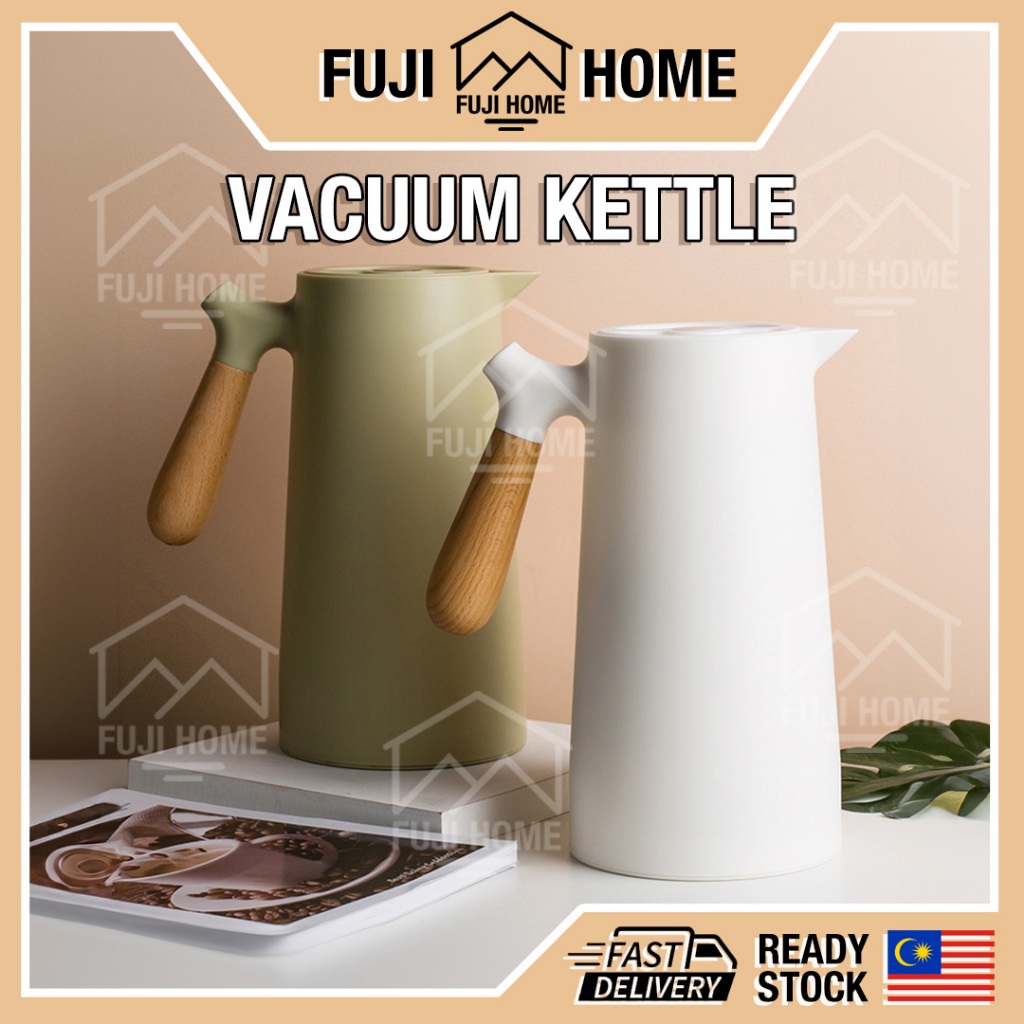 🏠READY STOCK🏠 1L Nordic Insulation Kettle Hot Water Heat Jug Flask ...