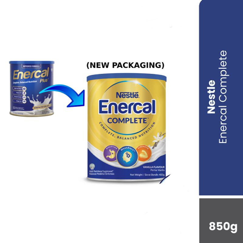 (EXP: 11/2026) Nestle Enercal Complete 850g | Adult Nutrition Drink ...