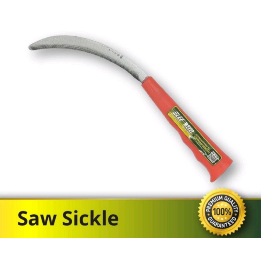 M2222 SAMLEE ORIGINAL SAW SICKLE WITH PVC HANDLE / GERGAJI DAHAN POKOK ...