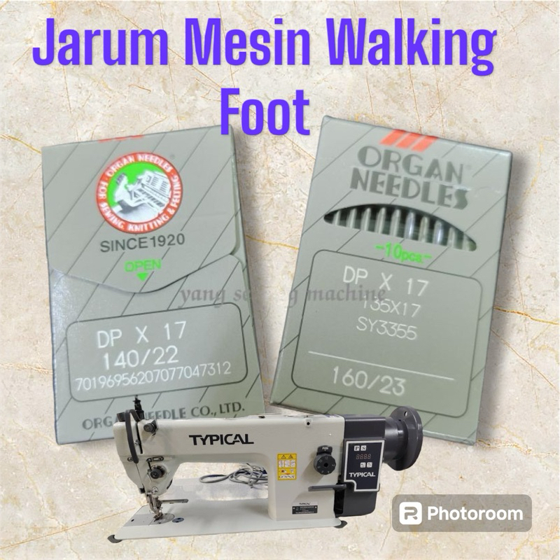 Organ Needle DP x 17 / Walking Foot Machine / Jarum Mesin Jahit Kulit ...