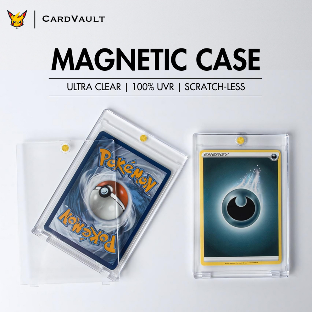 [FREE SLEEVE] Magnetic Card Holder 35PT with UV Protection - Magnetic ...