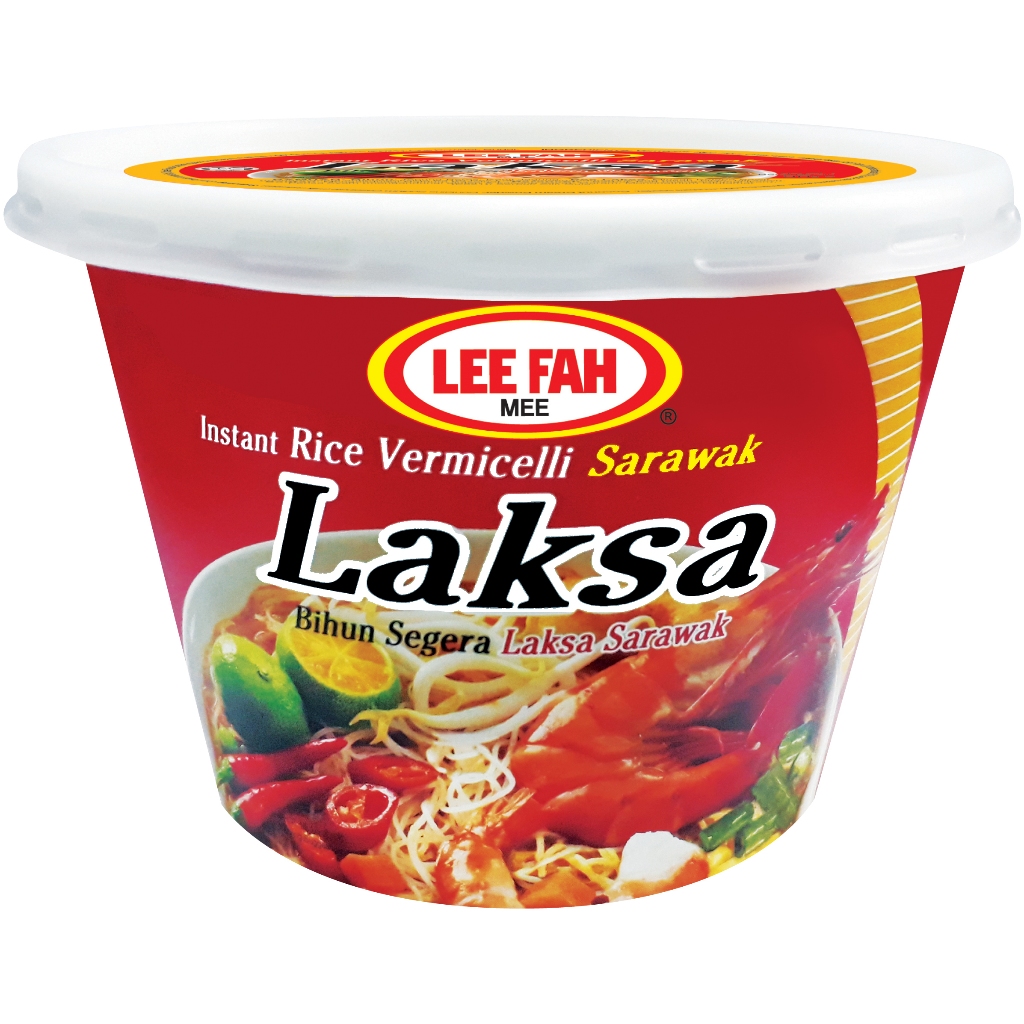 Lee Fah Mee Sarawak laksa Instant Rice Vermicelli – Bowl Type | Shopee ...