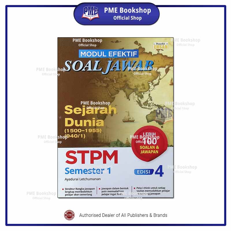 【PME Bookshop】 (2024) Penerbit Ehsan: Modul Efektif Soalan Jawab STPM Semester 1, 2, 3 Sejarah ...