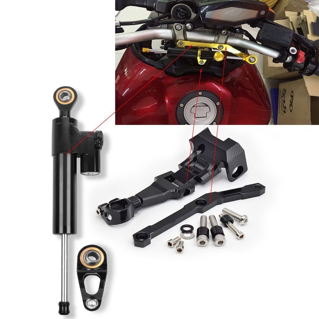 Motorcycle Steering Damper Bracket Breket Stabilizer For MT09 Tracer V1 ...