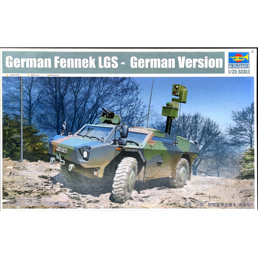 German Fennek LGS - German Version Model 1/35 Scale By Trumpeter ...