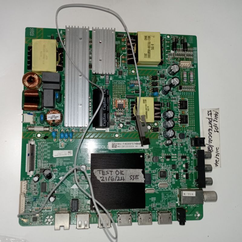 PHILIPS 55PUT6004/68/AIO BOARD/TCON | Shopee Malaysia