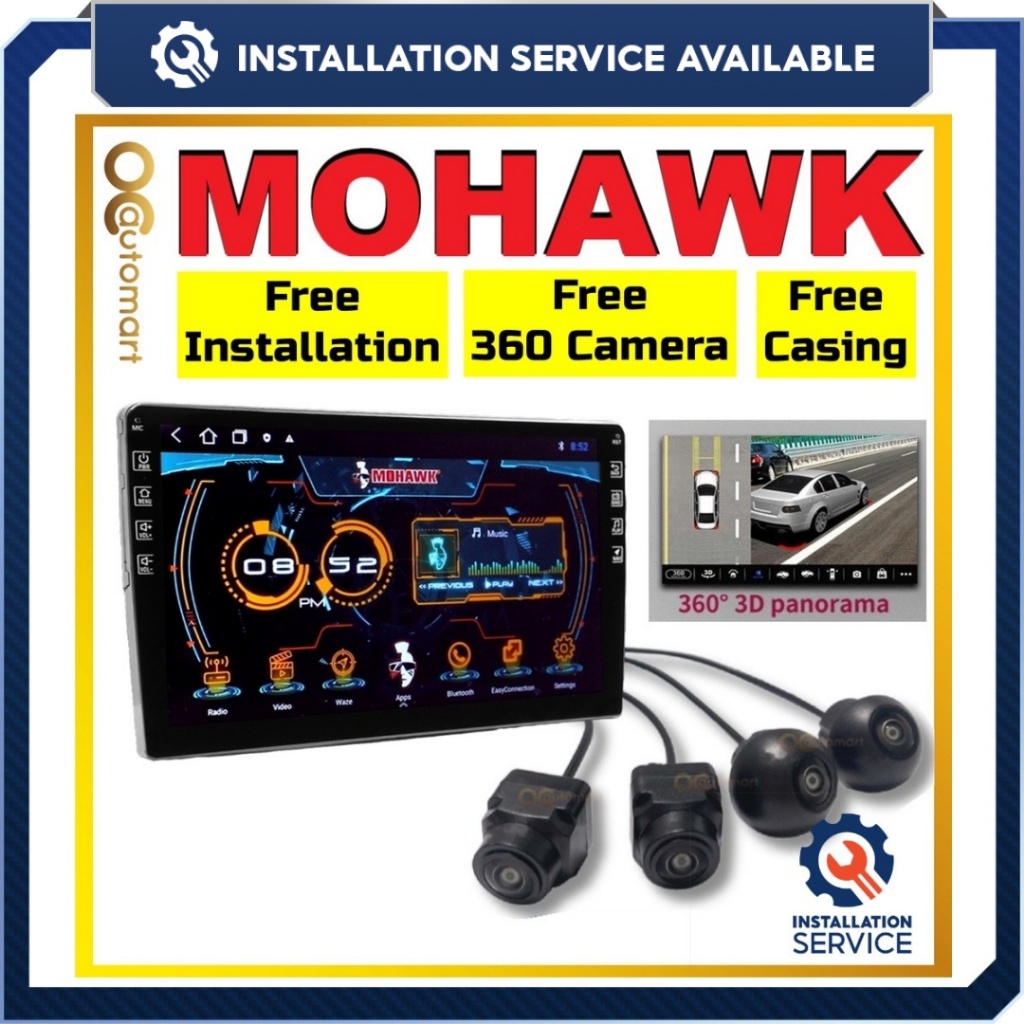 [Installation Provided] Free 360 Camera Mohawk Ms Series Car Android ...