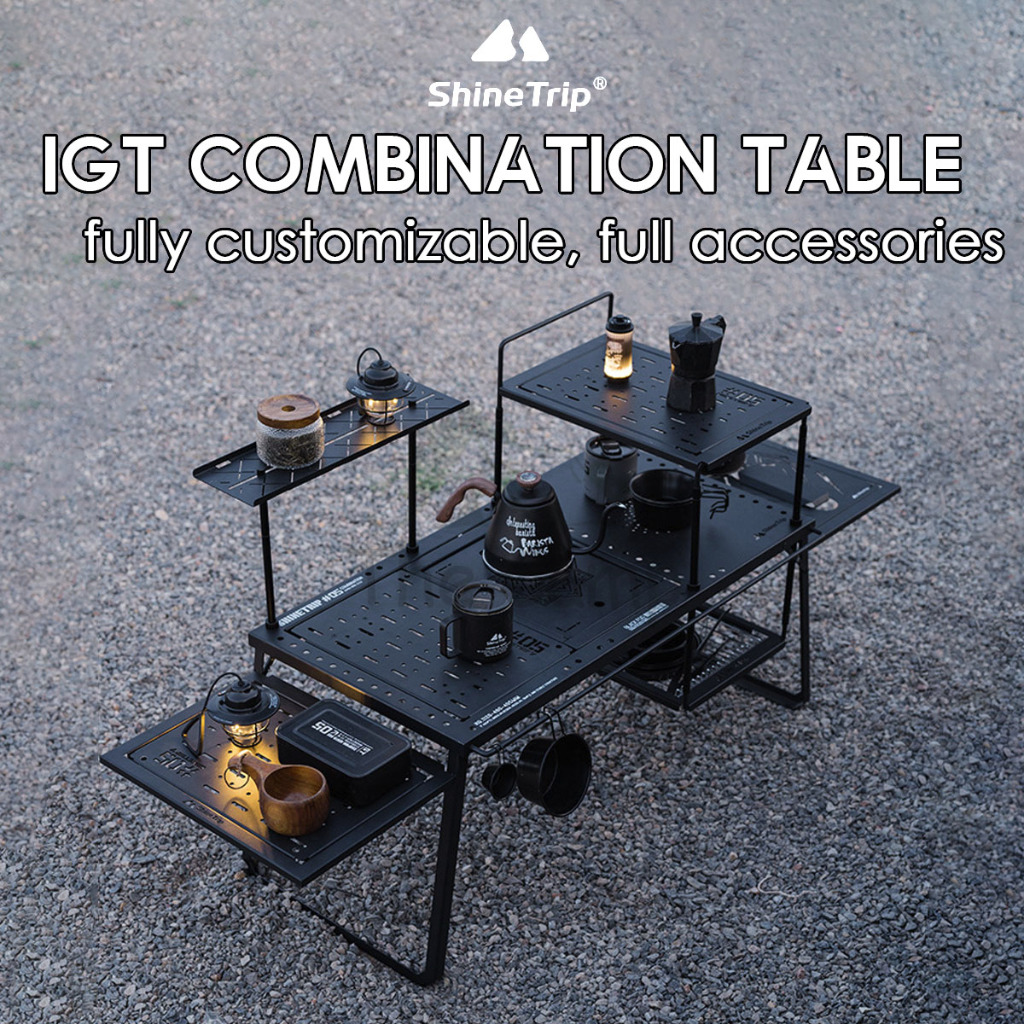 Shinetrip IGT Combination Table Module Outdoor Camping Plate Dish Rack ...