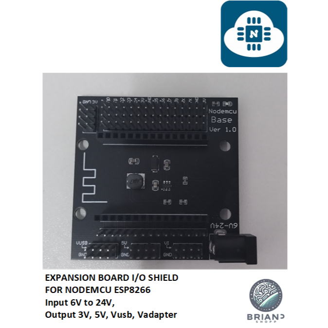 Expansion I/O Board Shield for Development Board NodeMCU ESP8266 ... Expansion I/O Board Shield for Development Board NodeMCU ESP8266 ...