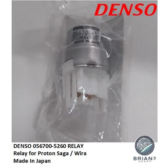 Denso 056700-5260 Relay (Made in Japan) - 4 Pin Relay for Proton Saga ...
