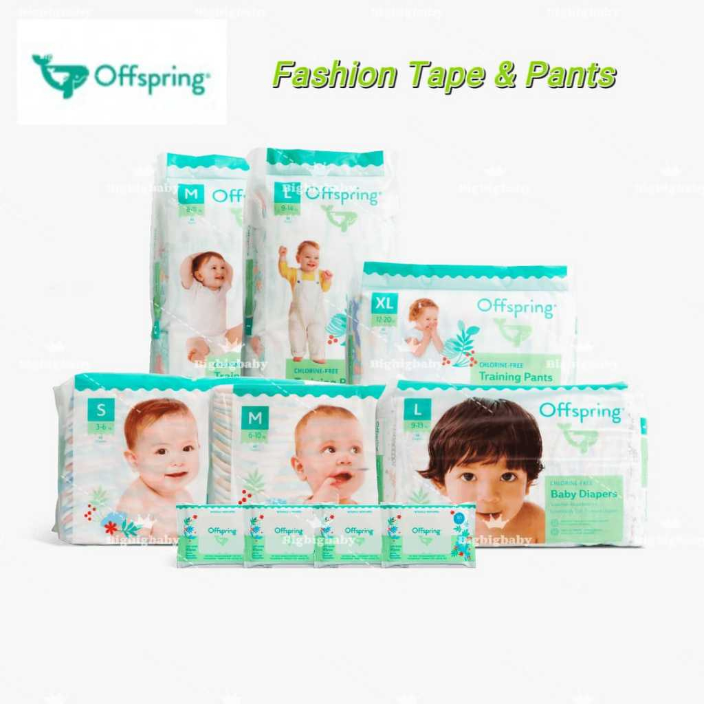 Offspring Chlorine Free Fashion Tape (NB/S/M )& Fashion Pants (M/L/XL ...