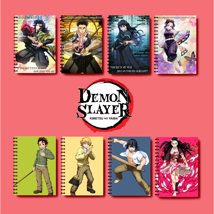 Demon Slayer (Kimetsu No Yaiba) Anime Notebook / Journal / Buku Nota A5 ...