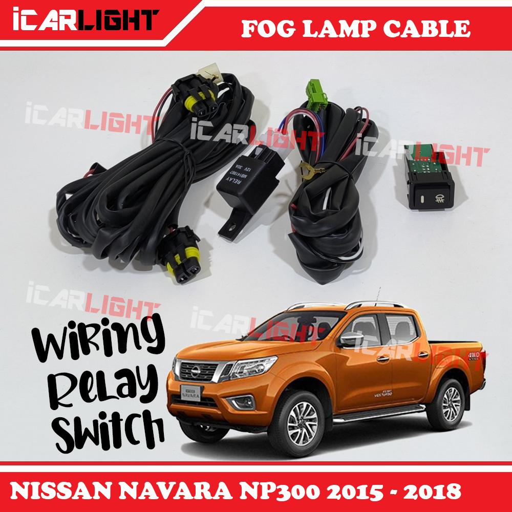 Nissan Navara NP300 2015 2016 2017 2018 Fog Light Wiring Oem Fog Lamp ...