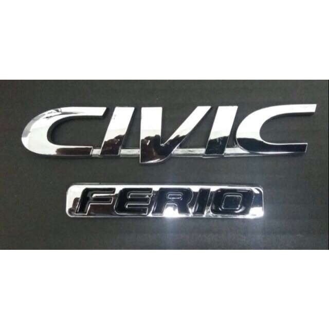 HONDA CIVIC EK EMBLEM FERIO EMBLEM | Shopee Malaysia