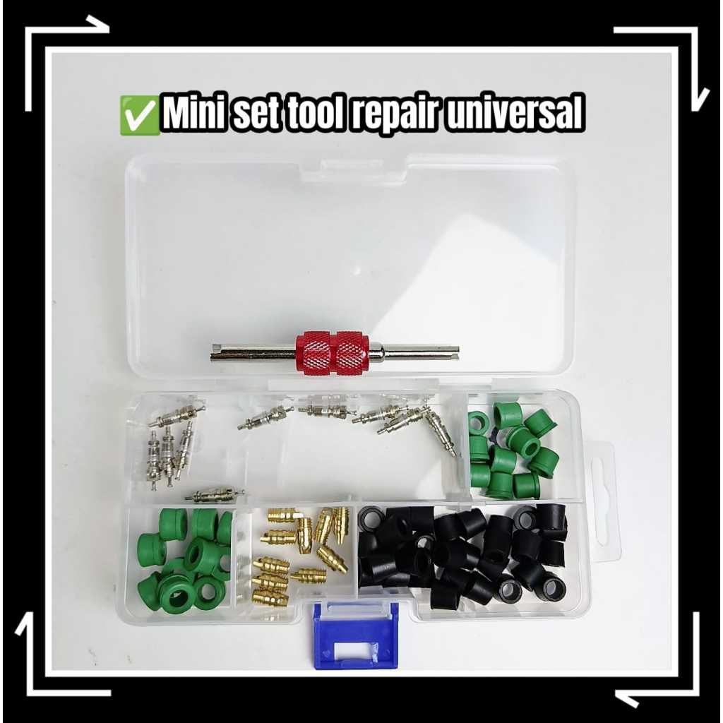 Air condition repair tools set 2 in 1 valve opener/rubber gasket/valve ...