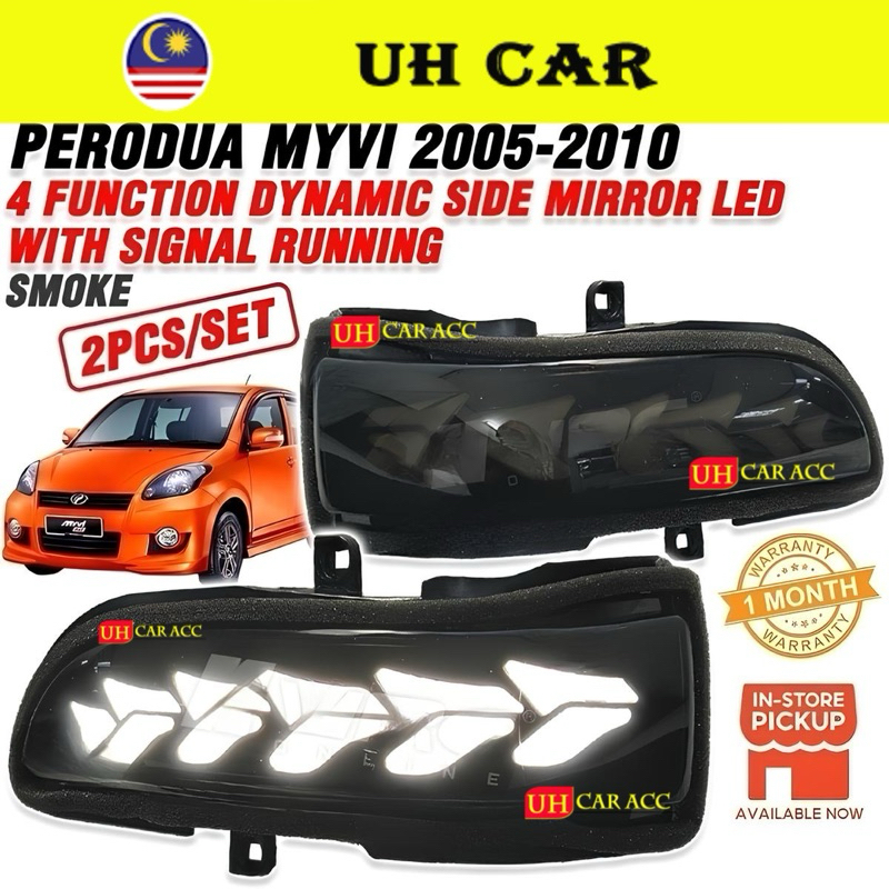 Perodua Myvi 2005-2011 Side Mirror Led Light Winker Lamp Dynamic ...
