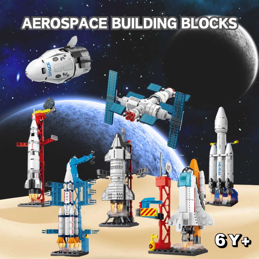 Aerospace Building Blocks Lele Brother Space Aviation Astronaut ...