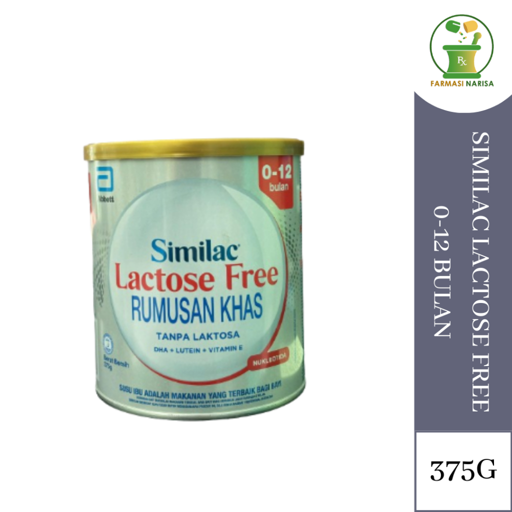 SIMILAC LACTOSE FREE 0-12 BULAN 375G | Shopee Malaysia