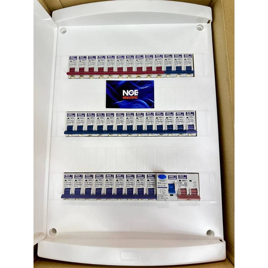 [SET DB] DB box Full Set 3 Baris 35Way/34Way full set incoming 63Amp ...