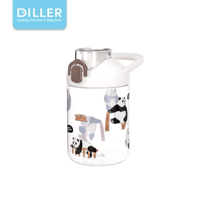 Diller [Panda Series] Tritan Direct Drink Water Bottle 1100ml (D2420 ...